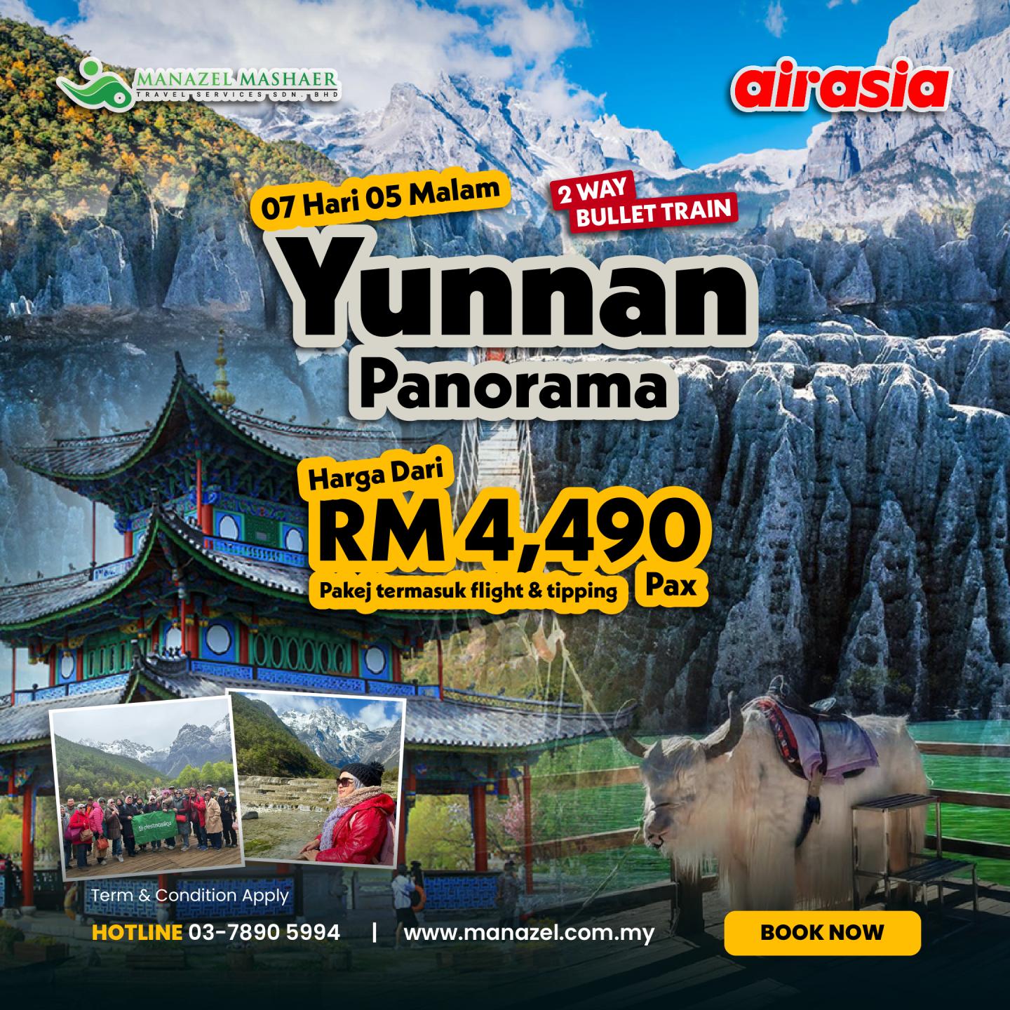 Pakej Yunnan 2025/2026 | Dari RM 4,490 Termasuk Flight
